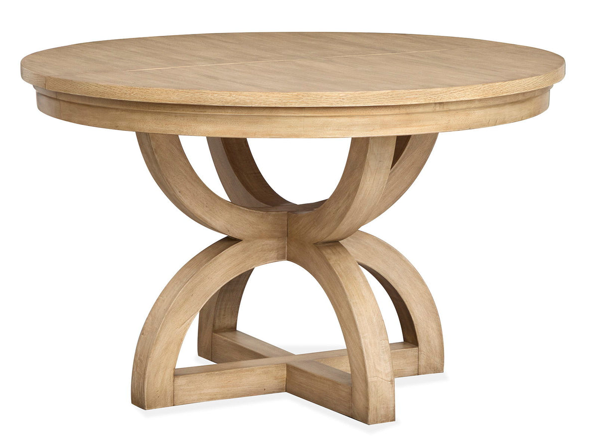 Coventry - Extendable 48" Round Dining Table - Honey Maple — Furniture ...