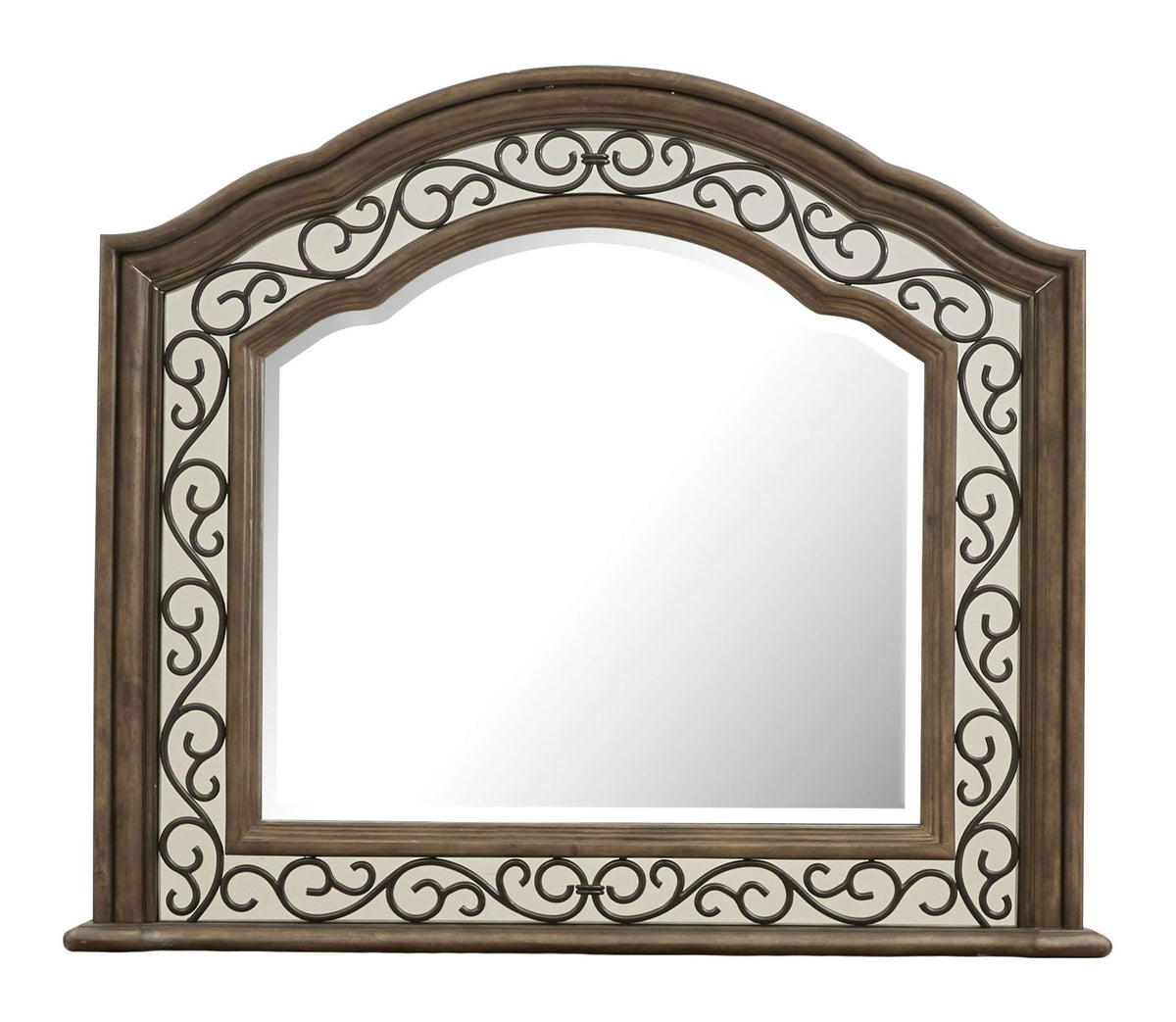 Durango - Shaped Mirror - Willadeene Brown — Furniture Merchandise Outlet