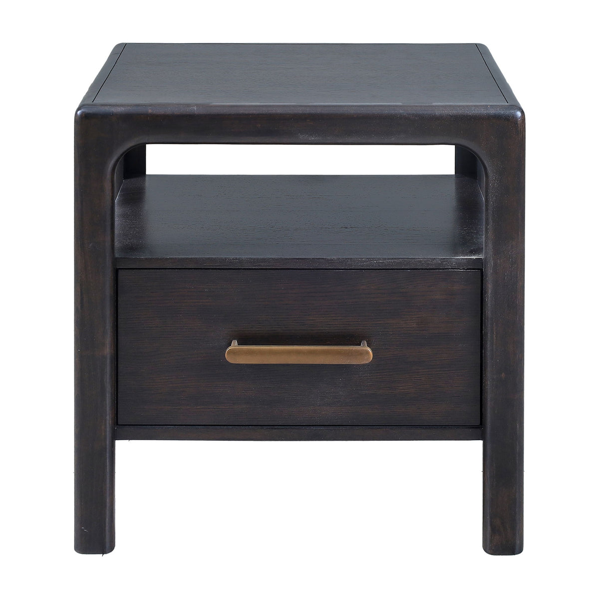 Sigmund - Nightstand - Dark Brown — Furniture Merchandise Outlet