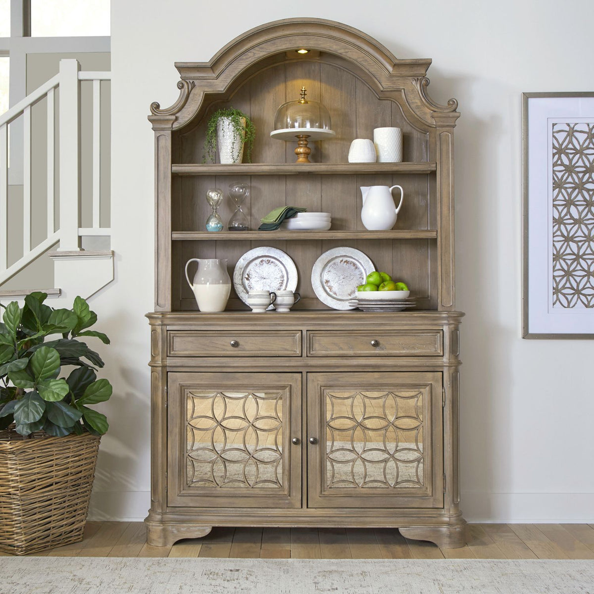 Magnolia Manor - Hutch & Buffet — Furniture Merchandise Outlet