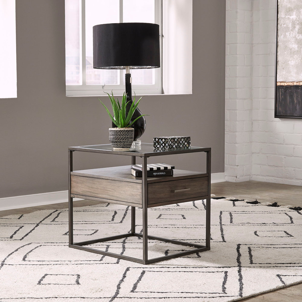 Jamestown - End Table - Tobacco — Furniture Merchandise Outlet