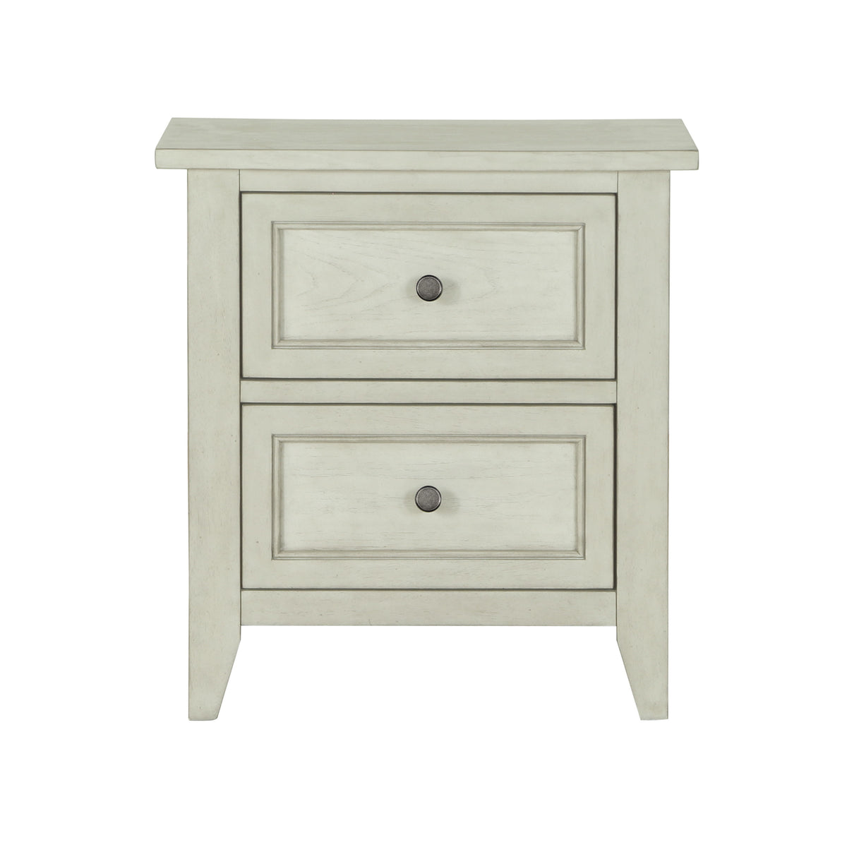 Raelynn - 2 Drawer Nightstand - Weathered White — Furniture Merchandise ...
