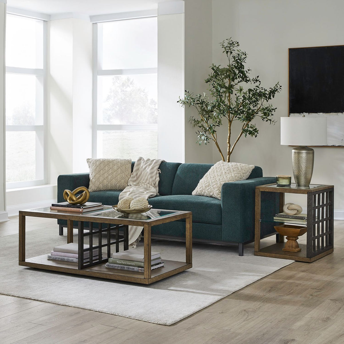 Bayhill Trellis - 3 Piece Set - Brown — Furniture Merchandise Outlet